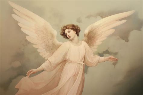 Angle Painting Angel Adult Premium Ai Generated Image
