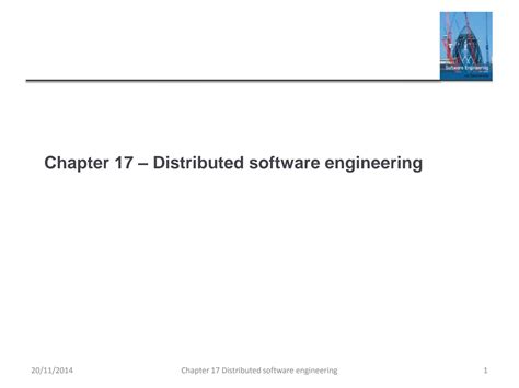 SOLUTION Chapter 05 Distributed Software Engineering Studypool