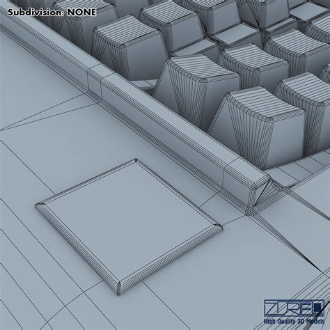 Ibm 5150 Keyboard 3d Model Cgtrader