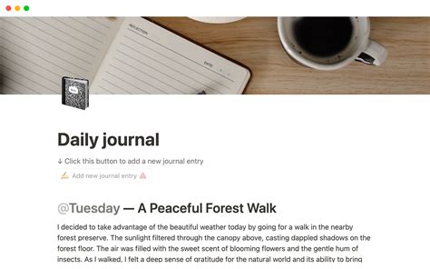 Best Journaling Templates From Notion