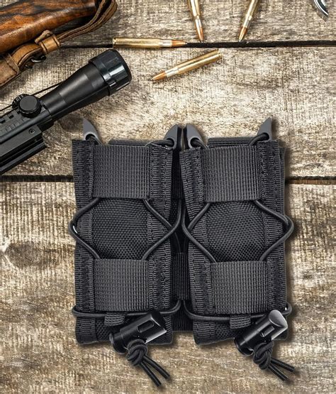 Open Top Mag Pouch Shock Cord Molle Mag Pouch 9mm40 Cal Open Top