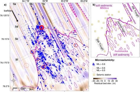Microseismic Event Catalog A Location Of Microseismicity In Map Download Scientific Diagram