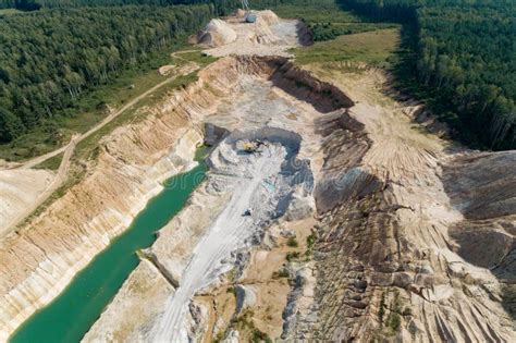 Extraction Of Minerals By The Open Method Mining Extraction Of Rocks
