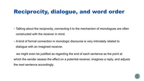 Discourse As Dialogue Pptx