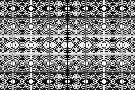 Premium Vector Geometric Shapes Seamless Lines Pattern