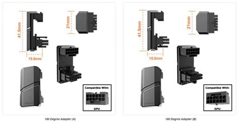 Cablemod Adds 180 Degree 12vhpwr Cable Adapter