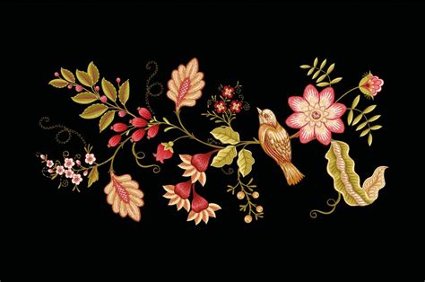 Wallpaper Bird With A Folklore Theme