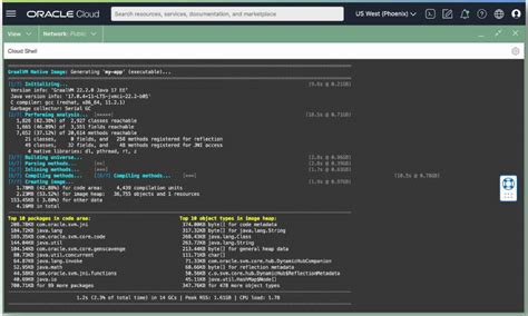 announcing graalvm enterprise in oci code editor and cloud shell