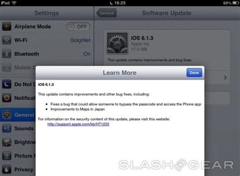 IOS 6 1 3 Patches Up Evasi0n Jailbreak Hold Your Updates