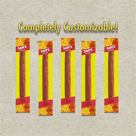 Custom Jerky Label Etsy