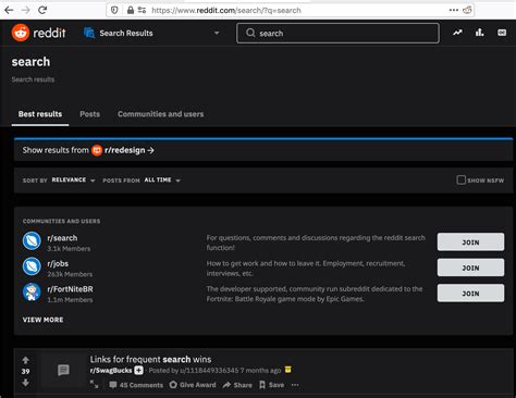 Using The Top Search Bar When On A Subreddit Page Searches All Of