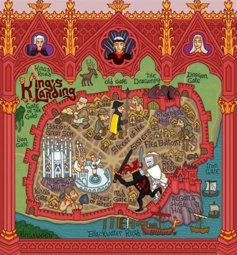je fullerton king s landing game of thrones map illustrated map