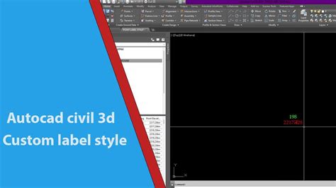 Costom Label Style In Autocad Civil 3d Youtube