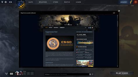 Fanúšik vytvoril nové CS GO menu v štýle Dota2 a vyzerá perfektne E GAMES SK