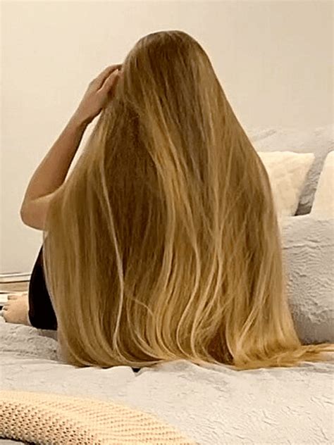 Video Perfect Thick Blonde Hair Play