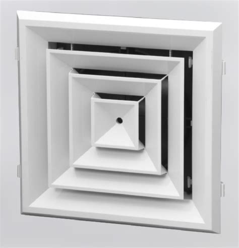 Powder Coated Aluminium Duct Diffuser Sale And Side Fitting For