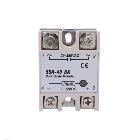 Ssr 40 Da Solid State Relay Module 40a 24v 380v For Pid Temperature Controller 3 32v Dc To Ac