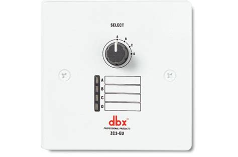 Dbx ZC Wall Mounted Zone Controller AVC Group