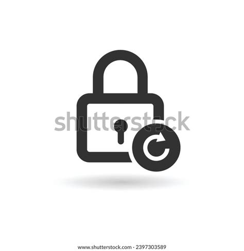 Reset Password Icon Repeat Safety Icon Stock Vector Royalty Free