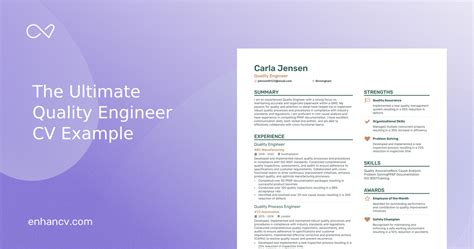 3 Quality Engineer Cv Examples For 2023