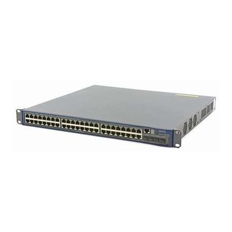 3com Switch 4800g 24 Port Configuration Manual Pdf Download Manualslib