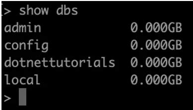 Working With MongoDB Database Dot Net Tutorials