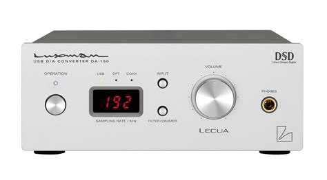 DA-150 | USB D/A CONVERTERS | PRODUCTS | LUXMAN | Seeking higher sound ...