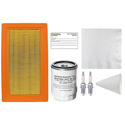 Maintenance Kit 6485 For 20kw And 26 Kw Generac Generators With 999cc Engine By Universal