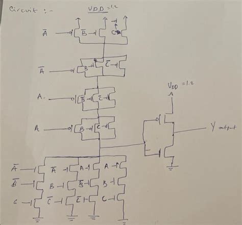 Replace The Pmos Transistors Of The 3input Xor By One