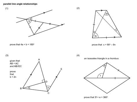 MEDIAN Don Steward Mathematics Teaching Parallel Line Angle Relationships And Proofs