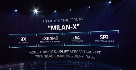 AMD Milan X EPYC Is A Beast With D V Cache