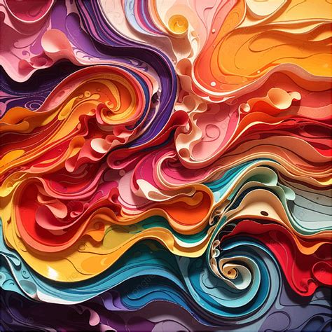 화려한 웨이브 디자인 배경 삽화 배경 아름다운 배경 배경 일러스트 및 사진 무료 다운로드 Pngtree