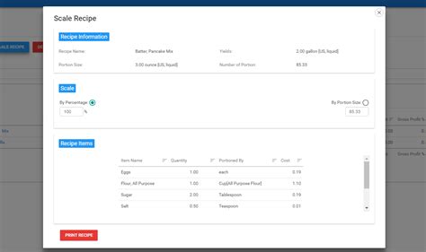 Recipe Costing Reviews Cost And Features Getapp Australia 2025