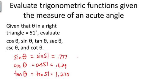 Evaluating Trigonometric Functions Example 3 Video Trigonometry Ck 12 Foundation