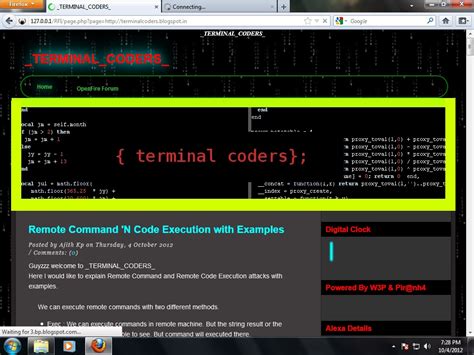 remote command n code execution with examples