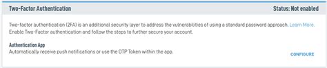User Settings