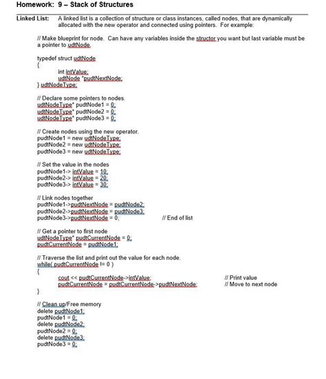 Solved Nework 9− Stack Of Structures Ed List A Linked List