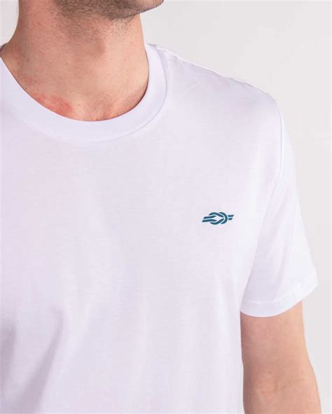 White Organic Cotton T Shirt Reefknots