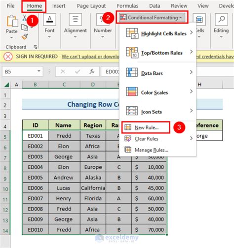 How To Change Row Color Based On Text Value In Cell In Excel