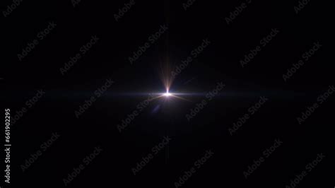 Abstract Loop Center Flickering Gold Blue Optical Shine Light Lens