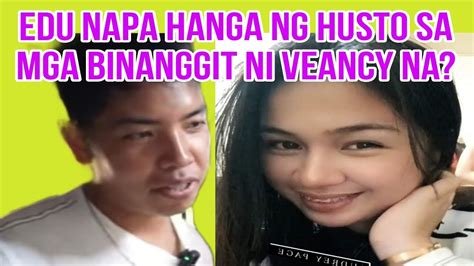EDU NAPA HANGA NG HUSTO SA MGA BINANGGIT NI VEANCY NA? @KalingapEdu @KalingapRabOfficial - YouTube