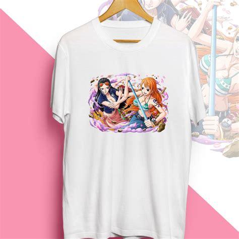 Camiseta Nico Robin E Nami One Piece Shopee Brasil