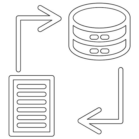 Premium Vector Data Transformation Vector Icon Illustration Of Data Analytics Iconset