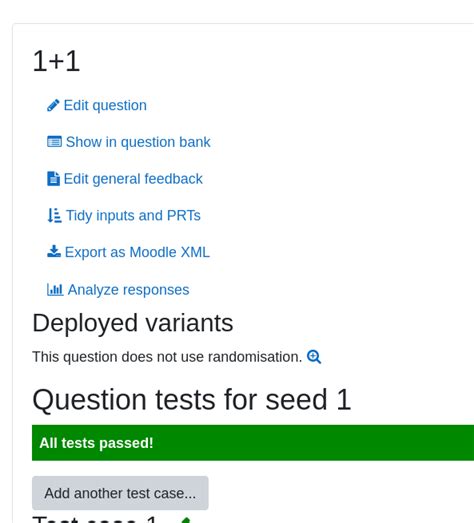 Tidy Up The Teacher View Of A Question Link To A Dashboard Issue Maths Moodle