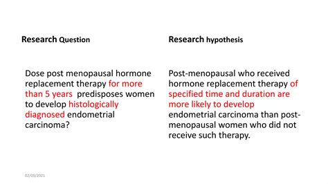 Formulateing Research Question And Hypothesis Testing Ppt