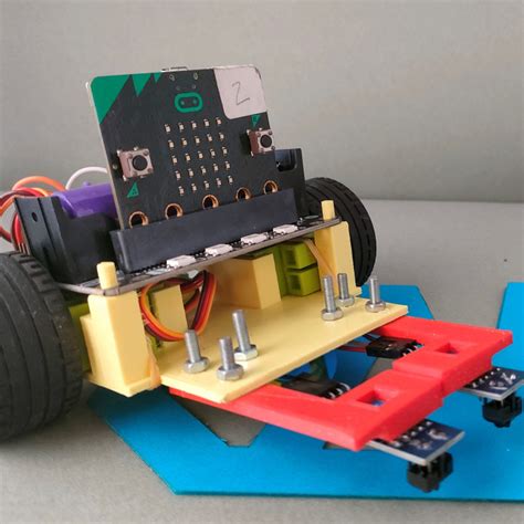 D Printable Robot Micro Bit MAKECODE ARCADE MEOWBIT By Caractermaker