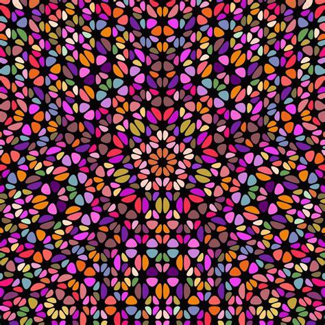 Colorful Abstract Geometrical Gravel Mosaic Pattern Background Design