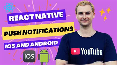 React Native Push Notifications For Ios And Android Youtube