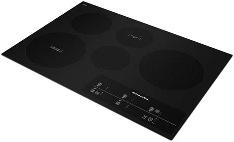 Kitchenaid Kces950kbl 30 Inch Electric Cooktop With 5 Elements Even