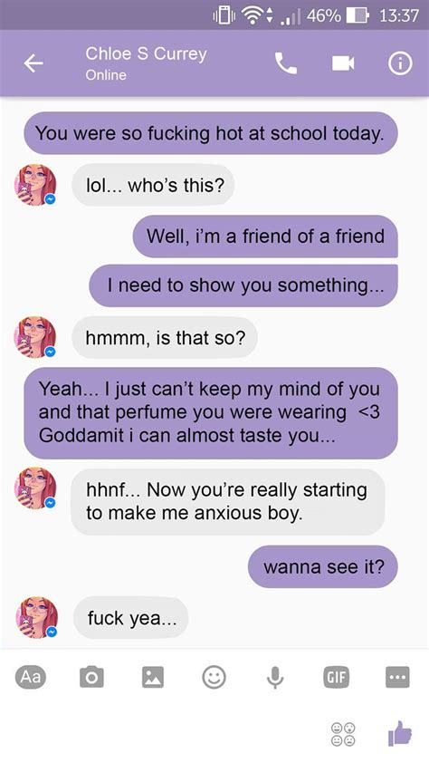 A Chat With Chloe Part Text Message Porn Comic English The Hentai